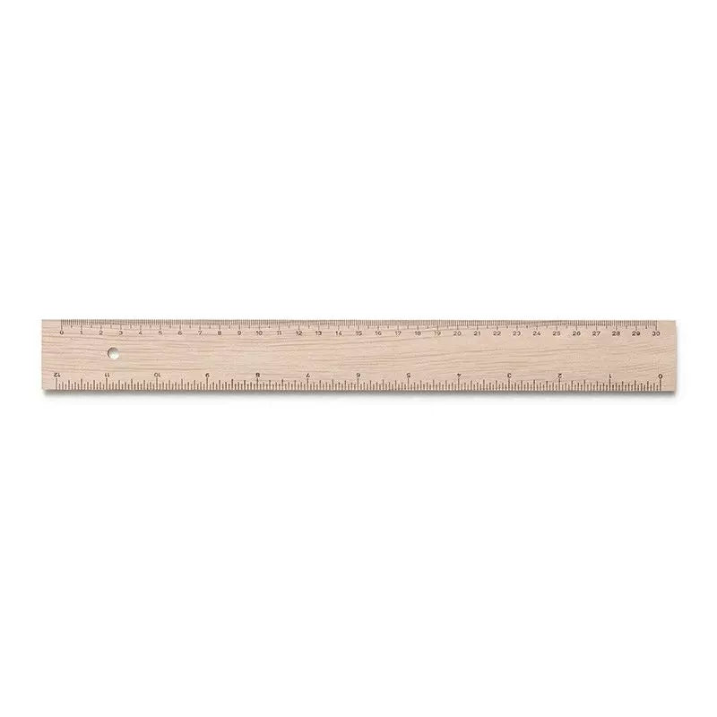 Wooden Ruler - Inches and Centimeters – A Toy Garden