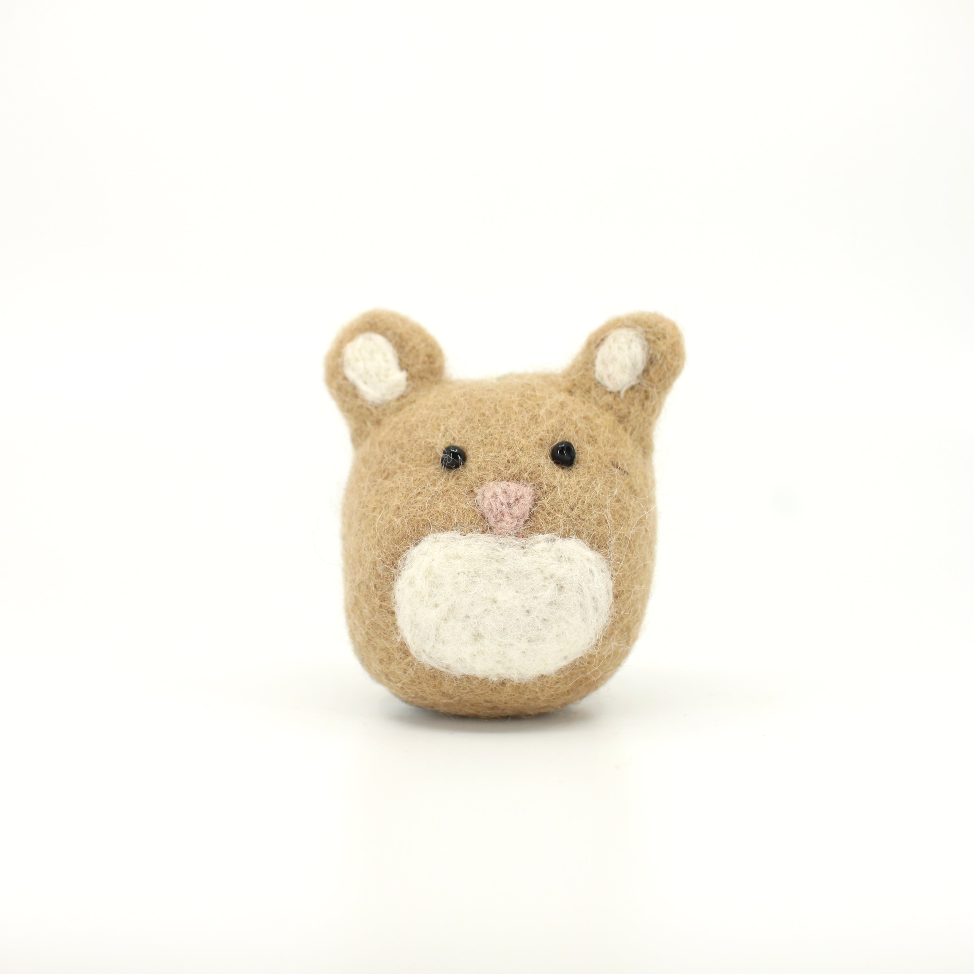 Furry Felt Rabbit – A Toy Garden